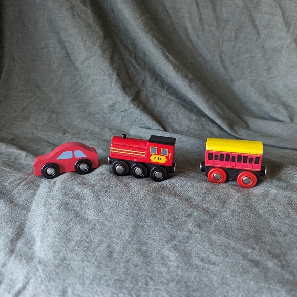 Melissa & Doug | Toys | Wooden Train Car Set Melissa Doug Trains Toys ...